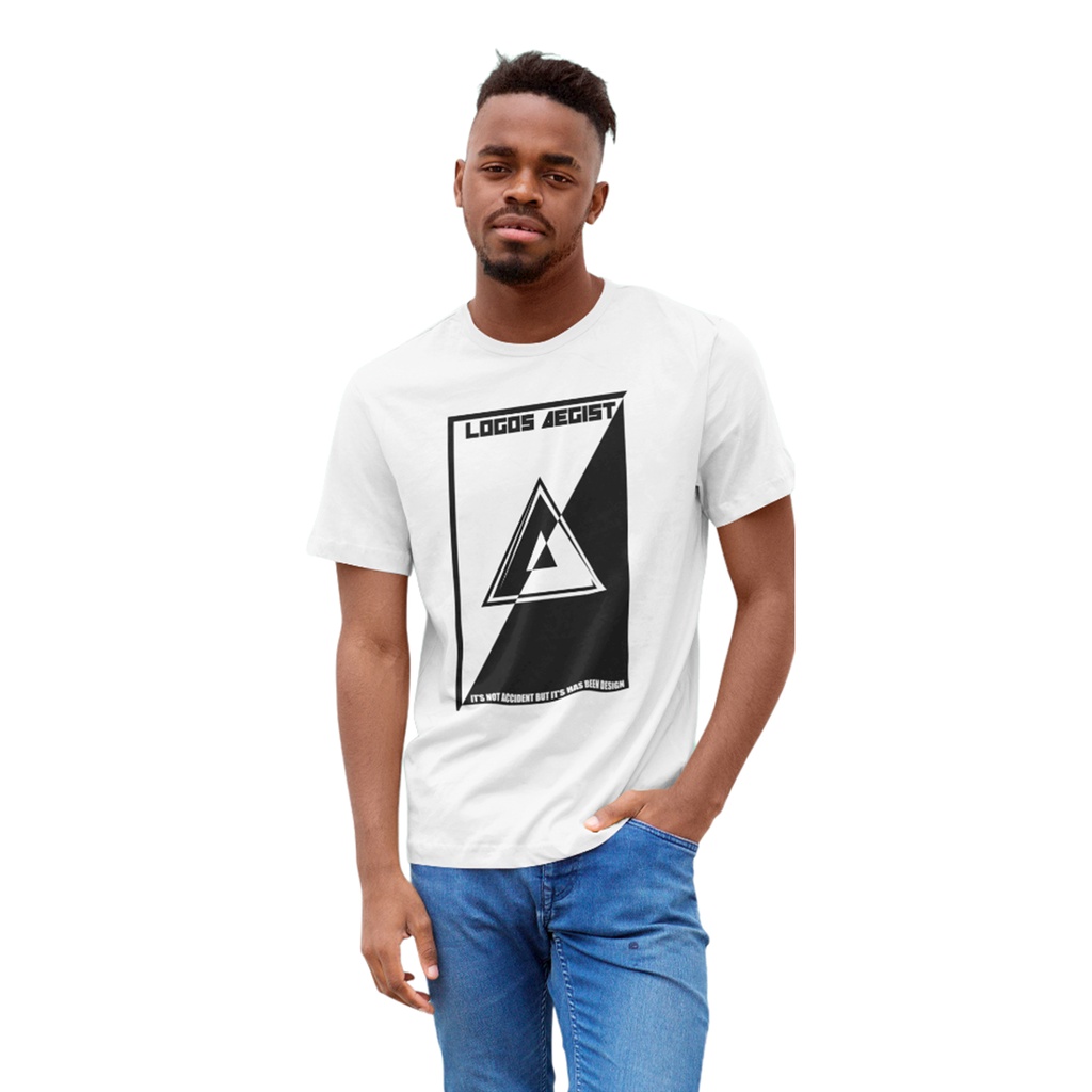 Jual Tshirt Inclin Logo Logos Aegist | Shopee Indonesia