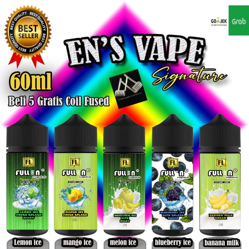 Jual Stiker Label liquid promo liquid murah 60ml banyak rasa | Shopee ...