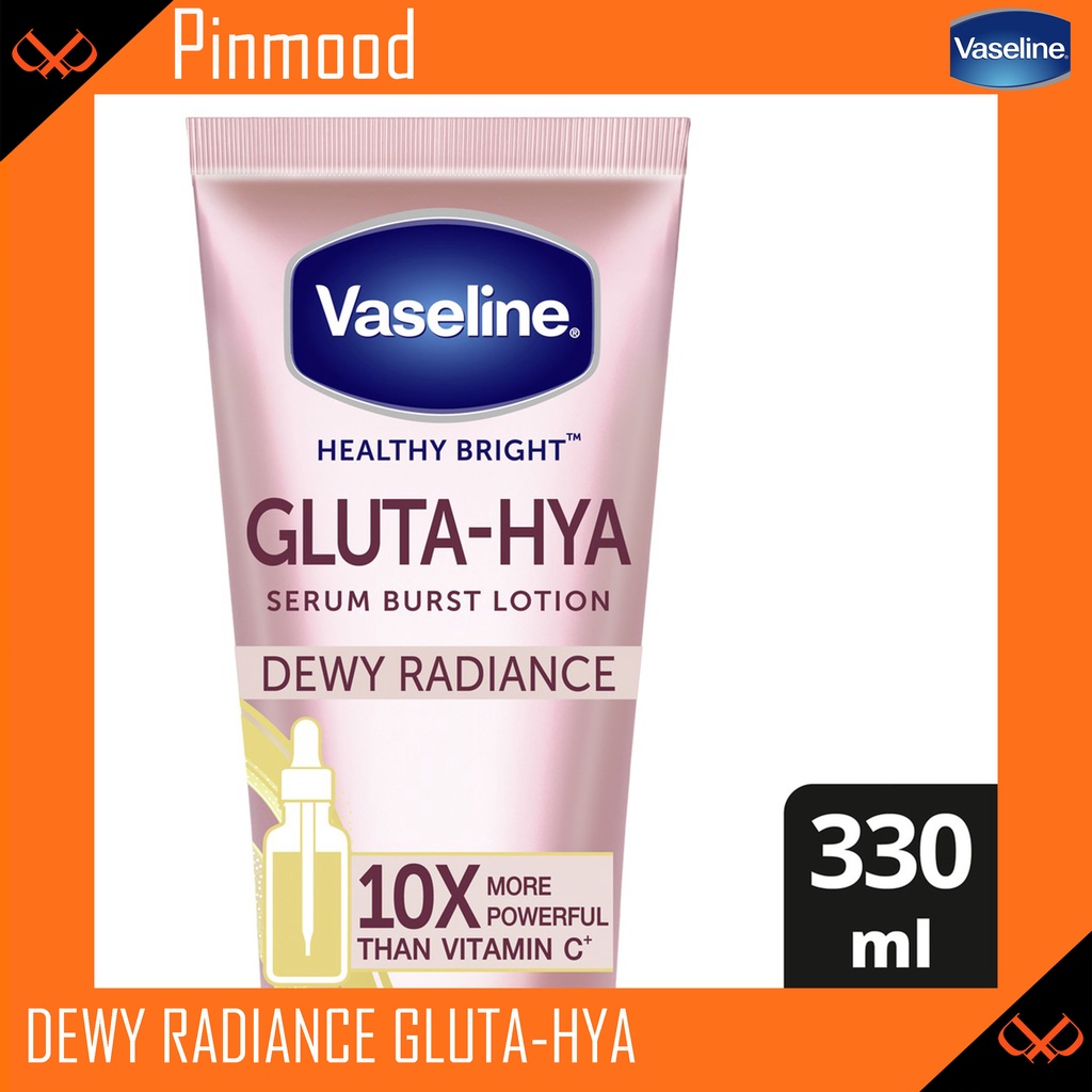 Jual VASELINE DEWY RADIANCE [ 330 ML ] HEALTHY BRIGHT GLUTA HYA ...