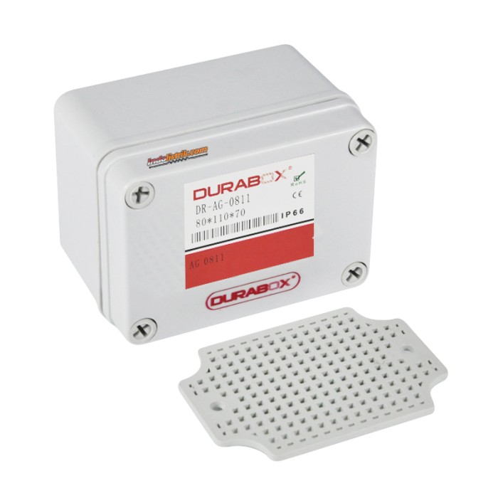 Jual Box Panel Plastik 80x110 x 70 mm + Base Plate Durabox Junction ...