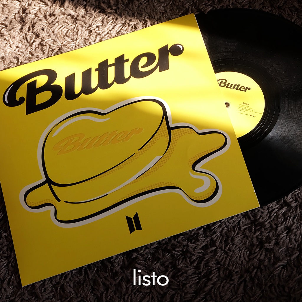 Jual BTS BUTTER VINYL / PIRINGAN HITAM REPLIKA "READY STOCK" | Shopee ...