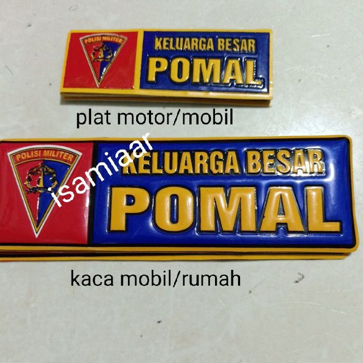 Jual STIKER PLAT MOBIL/MOTOR /POMAL | Shopee Indonesia
