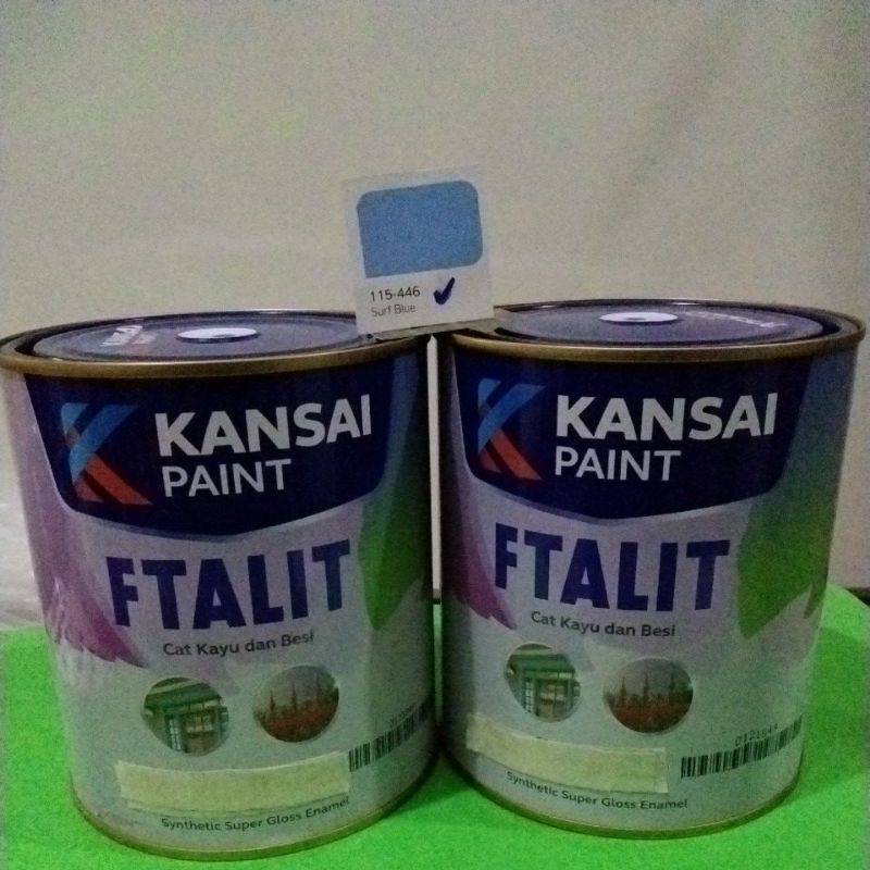 Jual Ftalit 446 Surf blue / Cat Kayu & Besi 1Ltr | Shopee Indonesia