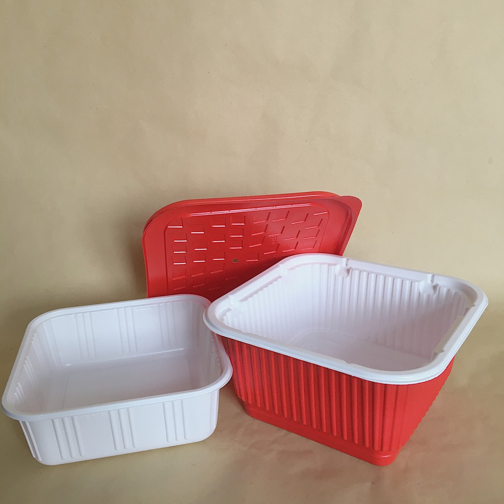 Jual Self Heating Box/Kotak Pemanas Makanan Plastik KOTAK MERAH Thermal ...