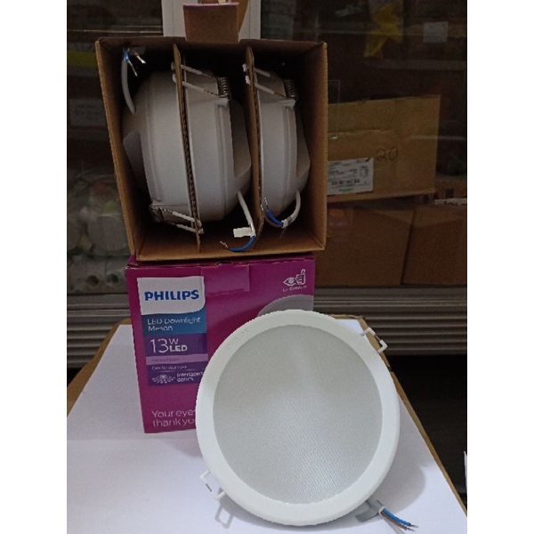 Jual Philips Downlight plafon bulat LED Meson 13 Watt 3in1 | Shopee ...