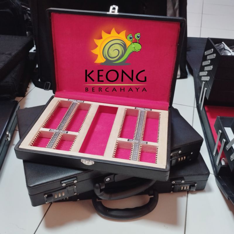 Jual Trial Lens Set Trial Box Test Box Kacamata Optik Model Box Koper ...