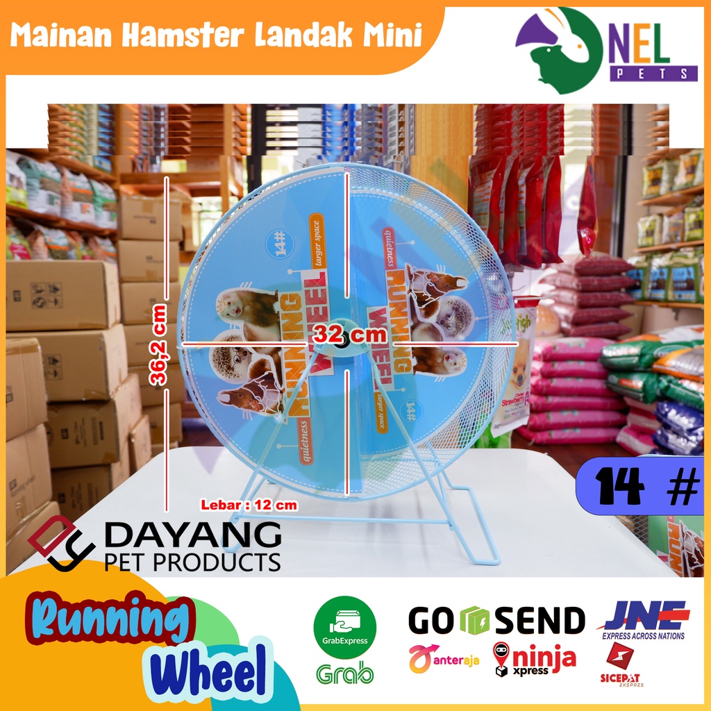 Jual RUNNING WHEEL LANDAK MINI 33cm/JOGGING WHEEL LANDAK MINI FERRET ...