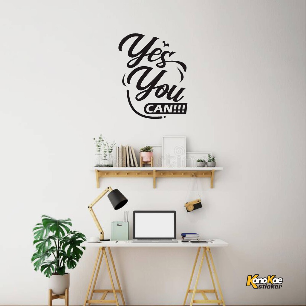 Jual Wall Sticker Stiker Dinding kantor ruang belajar kafe cutting ...