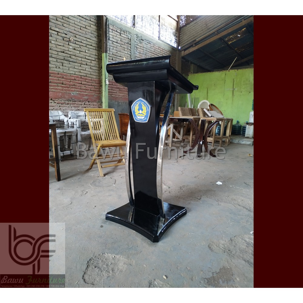 Jual Mimbar Masjid Minimalis Desain Furniture Modern atau Podium ...