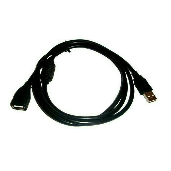 Jual Kabel USB Extension 1,5M Hitam Male To Female 1,5M Penyambung Kabel Extention USB AM/AF ...