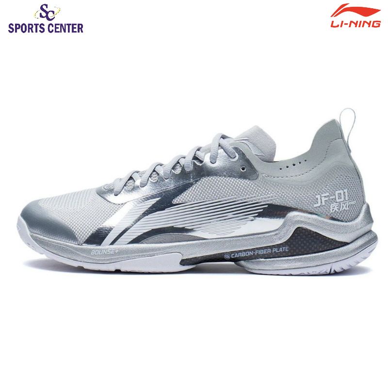 Jual New Sepatu Badminton Lining JF-01 / JF01 Blast Pro AYAS012 Silver | Shopee Indonesia