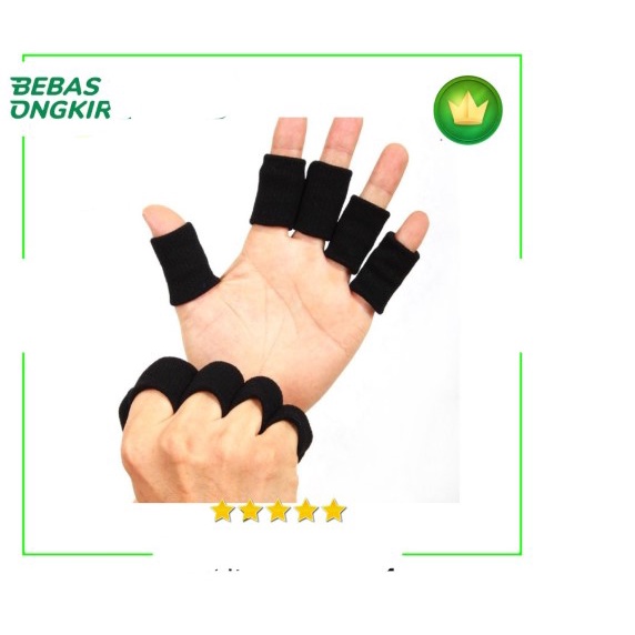 Jual FINGER SUPPORT NILON deker jarI Kiper Voli pelindung tangan futsal ...
