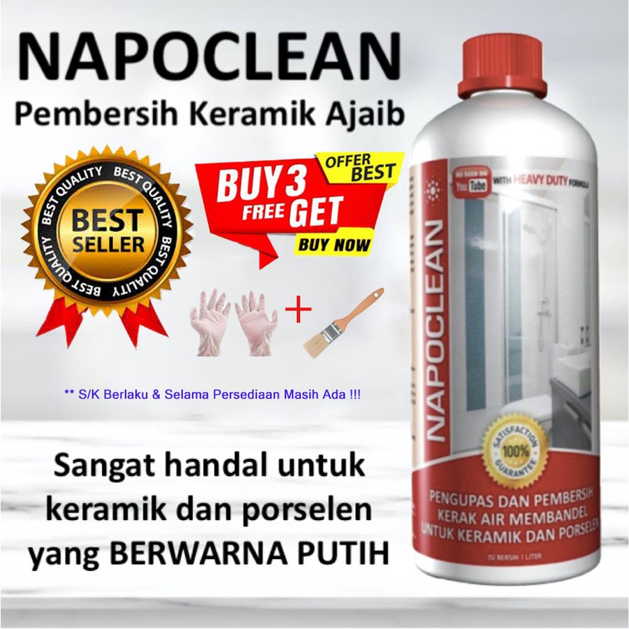 Jual Napoclean Heavy Duty 1 Liter - Pembersih Kerak Di Keramik | Shopee ...