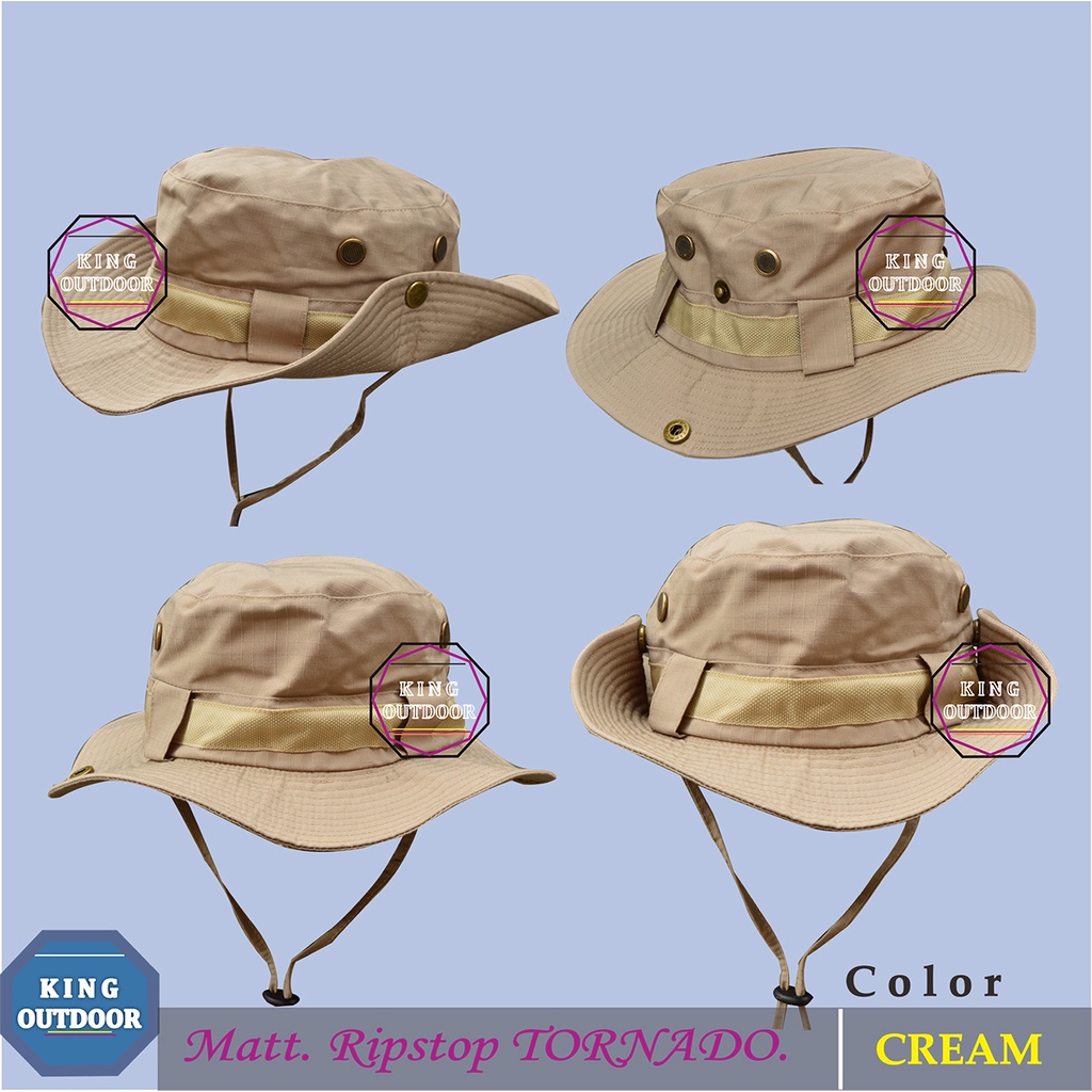 Jual TOPI COWBOY DESAIN KEKINIAN | TOPI RIMBA CORAK LORENG | TOPI ...