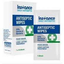 Jual Instance Tisu Antiseptic Food Grade/ Instance Antiseptic Wipes ...