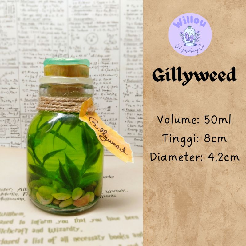 Jual Harry Potter Potion GillyWeed Herbology Biologi GILLY WEED ...