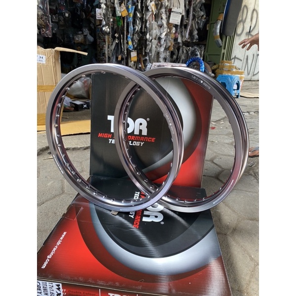 Jual velg pelk tdr racing 185,160 hitam dan titanium pelek tdr uk.185/ ...