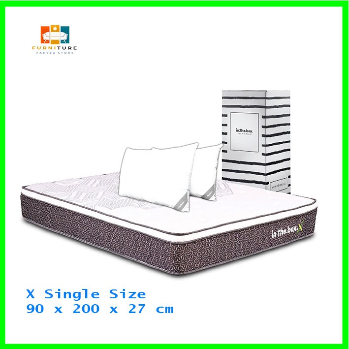 Jual KASUR SPRING BED INTHEBOX X UK 90 X 200 X 27 CM | Shopee Indonesia