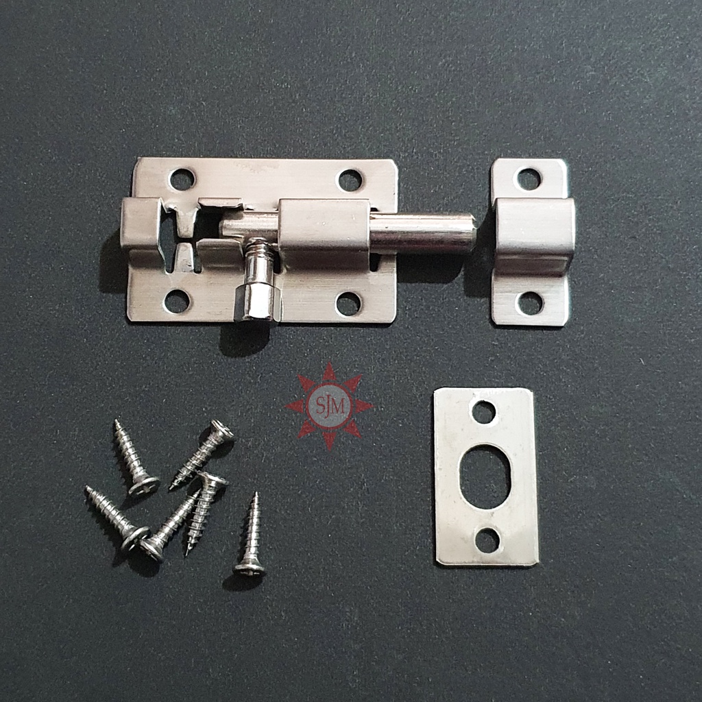 Jual Grendel / Slot Pintu Jendela 2 Inch Stainless Steel 304 SOLIGEN ...