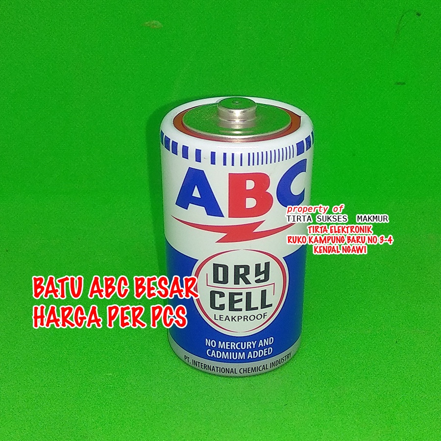 Jual Baterai ABC Besar R20S ABC Battery R20 S | Shopee Indonesia