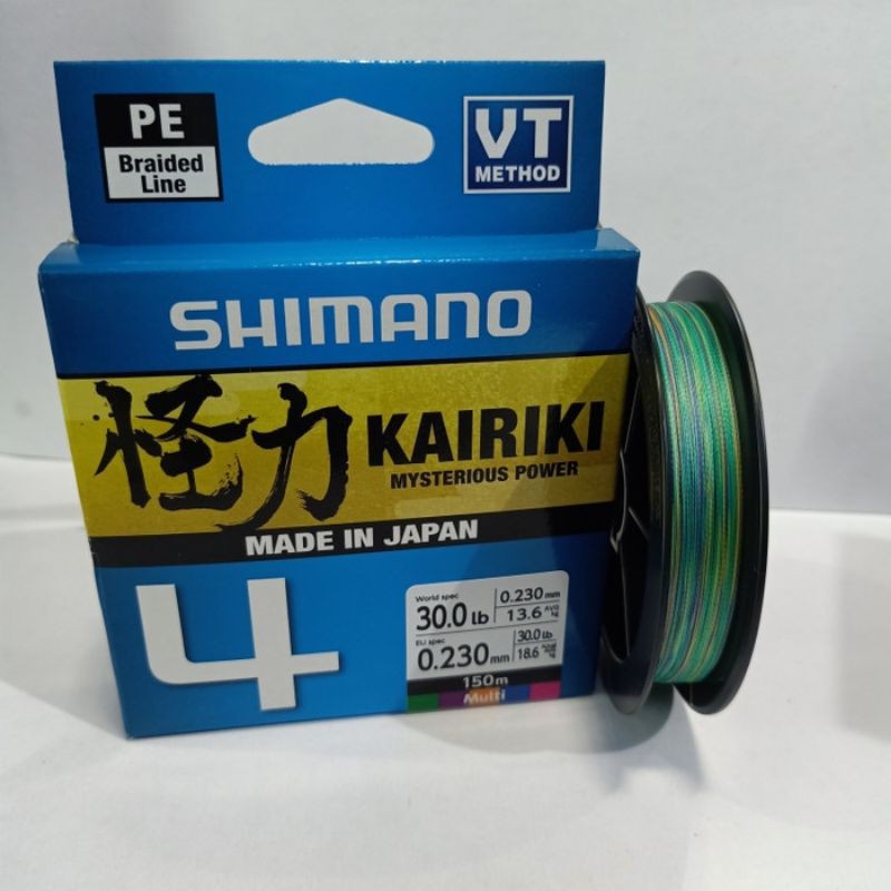 Jual Senar PE SHIMANO KAIRIKI X4 150M 30LBS | Shopee Indonesia