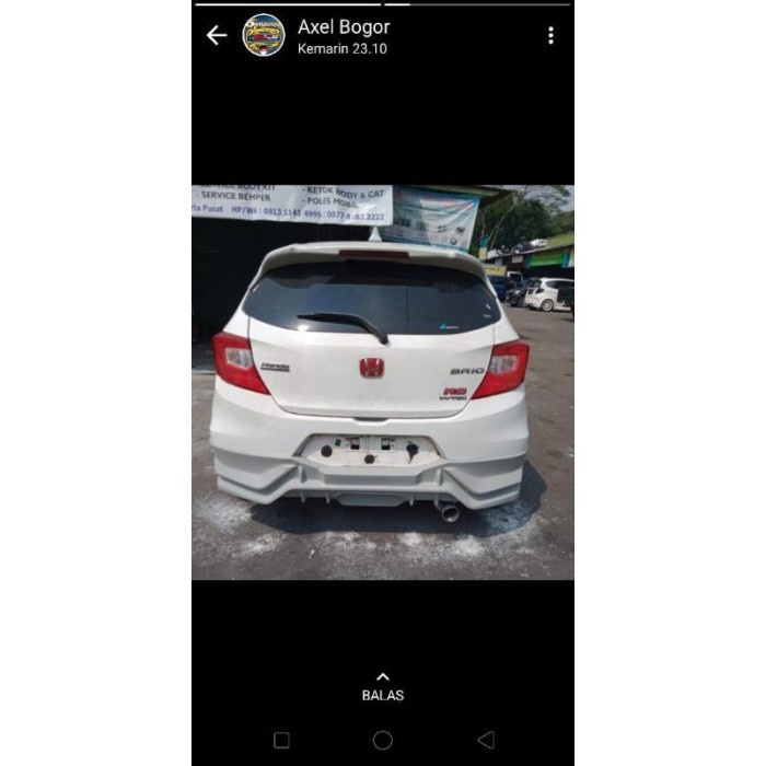 Jual BODYKIT ALL NEW BRIO jos BODY KIT BAGUS | Shopee Indonesia