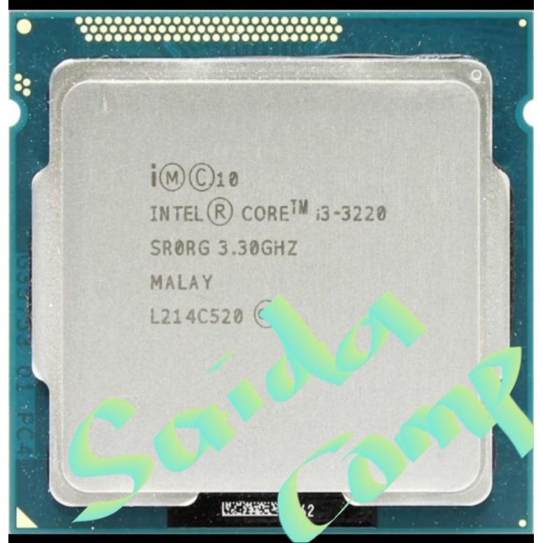 Jual Intel Core i3 3220-3.30Ghz Ivy Gen 3 LGA Soket 1155 Normal Garansi ...