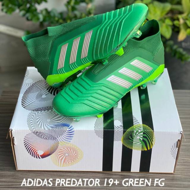 Jual Adidas Predator 19+ Green FG | Shopee Indonesia