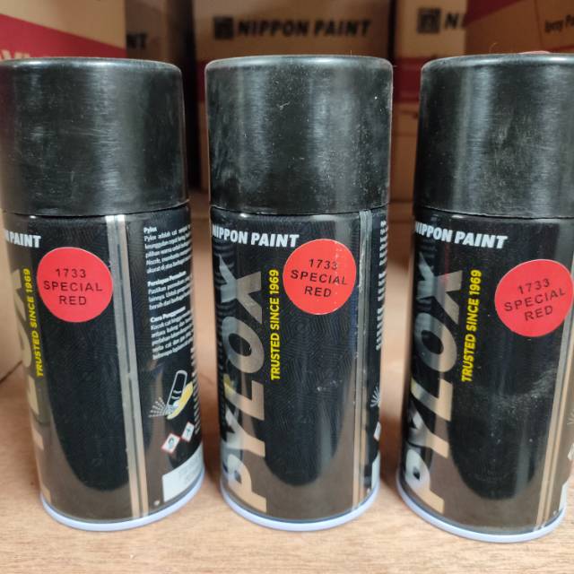 Jual CAT PYLOX PILOX MERAH SPECIAL RED 1733 300CC NIPPON PAINT ...
