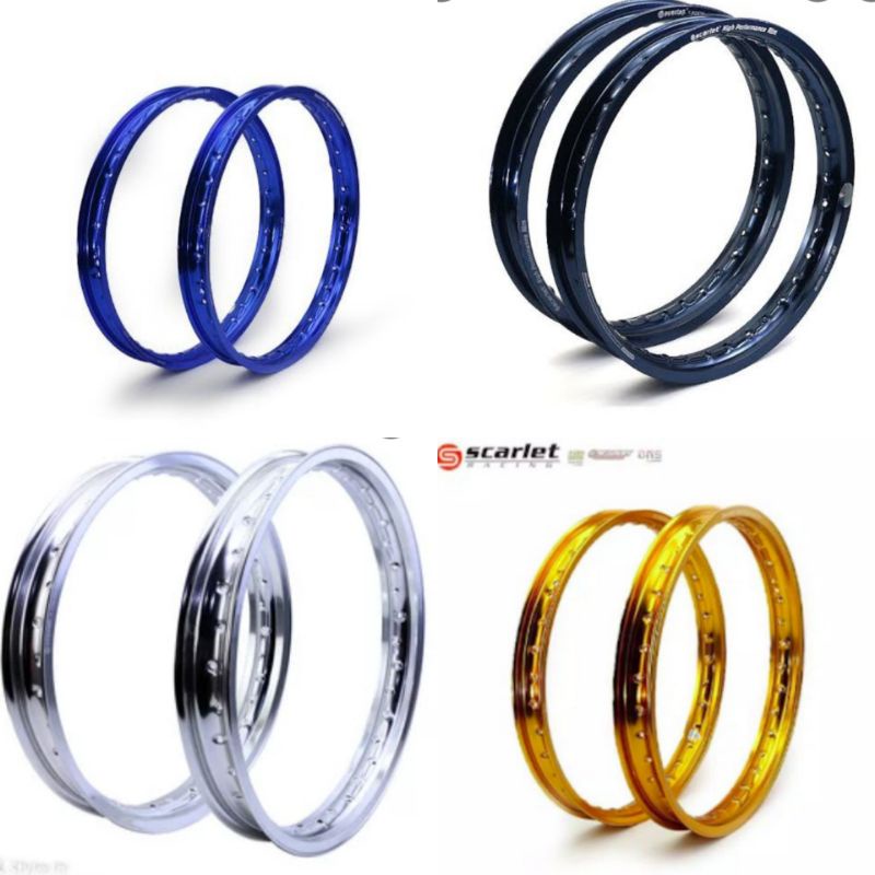 Jual velg ring 18 160 185 dan 185 215 velg scarlet ring 18 160 185 215 ...