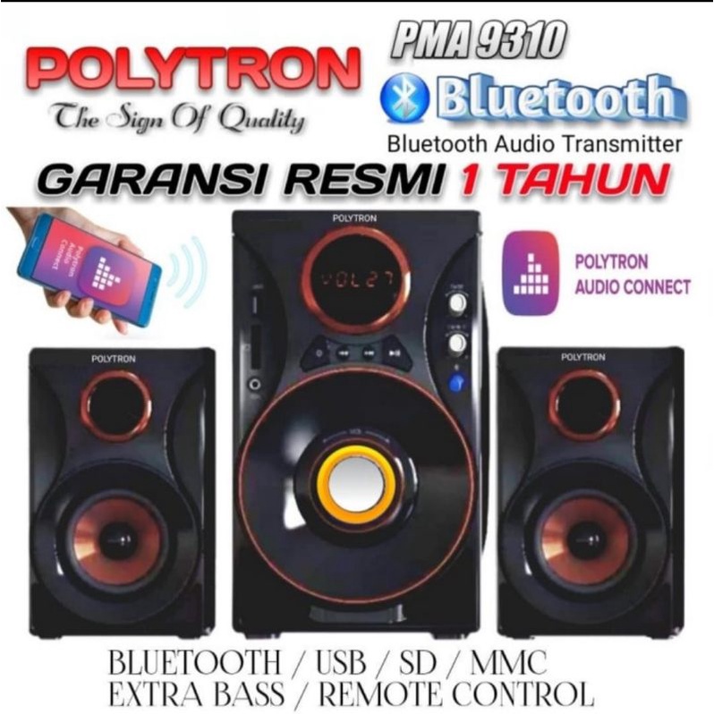 Jual Speaker Multimedia Bluetooth Pma9310 Pma 9310 Polytron Home