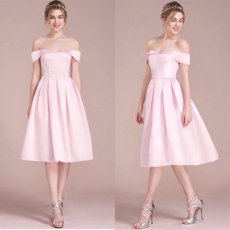 Jual NAILA GOWN - Gaun pesta wanita satin elegant mewah sabrina dress ...