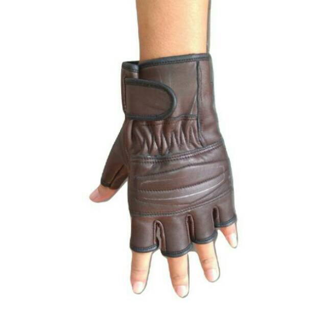 Jual Sarung tangan kulit Spon half ( BS ) | Shopee Indonesia