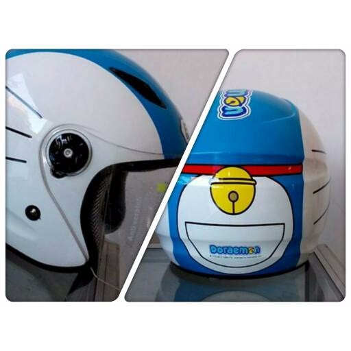 Jual helm doraemon bell biru | Shopee Indonesia