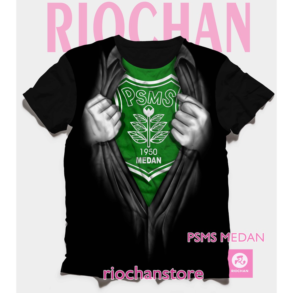 Jual Kaos Sepakbola PSMS Medan 3D Fullprint | Shopee Indonesia