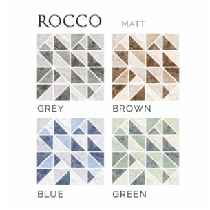 Jual ROCCO EMBOSSED MATT UK.25X25 DINDING LANTAI KERAMIK ASIA TILE ...
