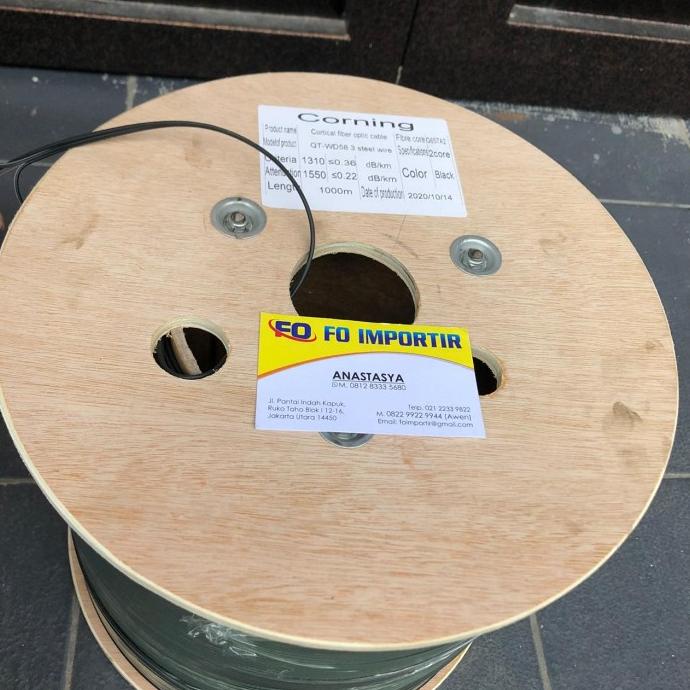 Jual Kabel Drop Wire Optik / Dw Fo Ftth 2 Core /1000M | Shopee Indonesia