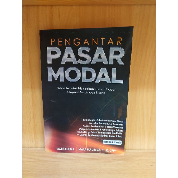 Jual Pengantar Pasar Modal, Didesain untuk Mempelajari Pasar Modal ...
