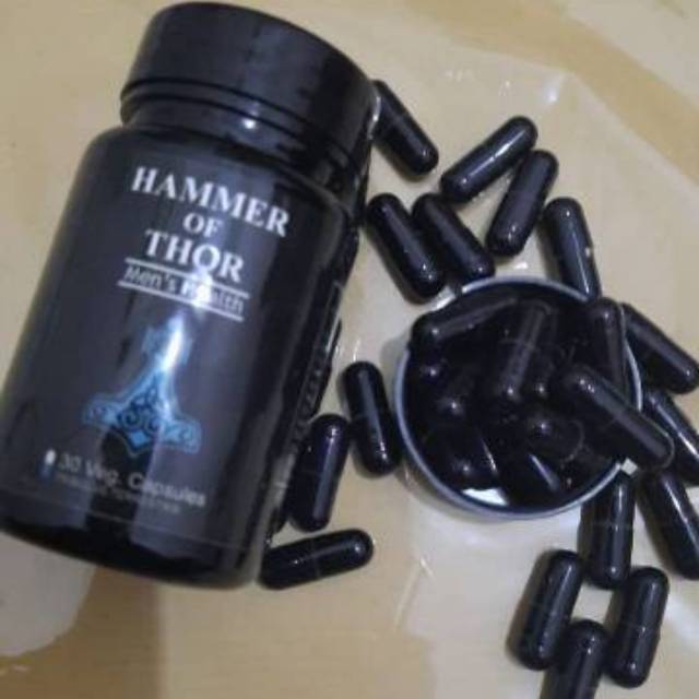 Jual Hammer of thor Black Original Kapsul hitam Asli Obat kuat pembesar penis kelamin pria alat ...