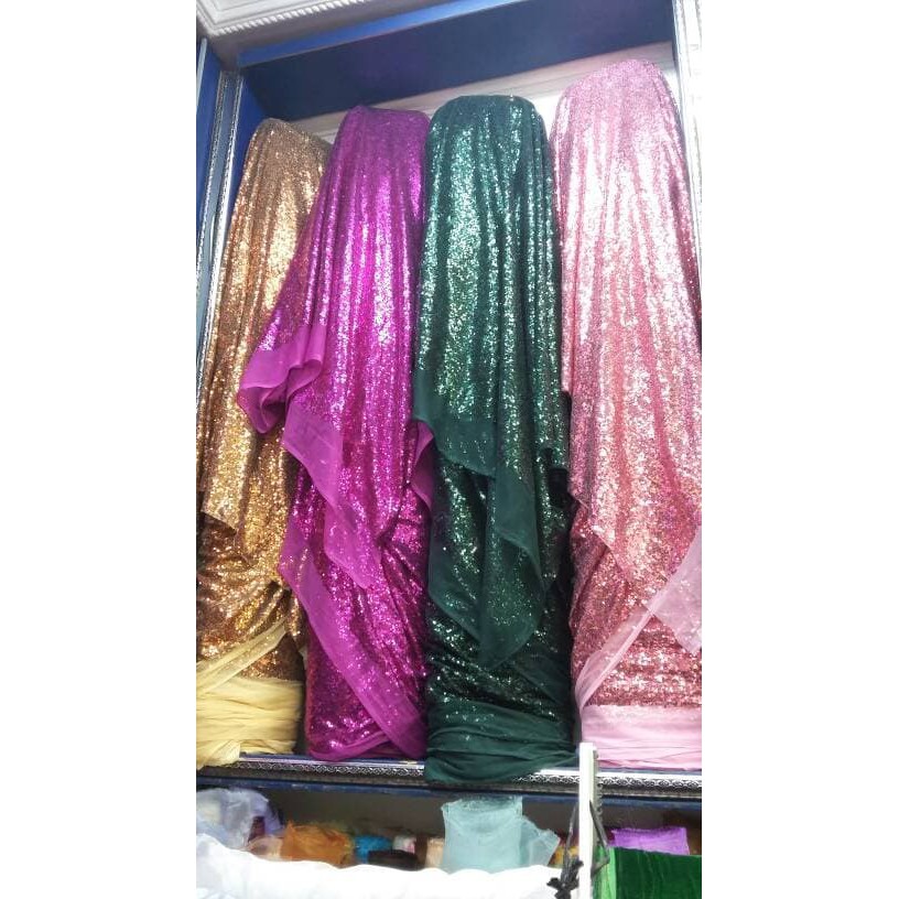 Jual Kain Sequin/Bahan 1000 Payet | Shopee Indonesia