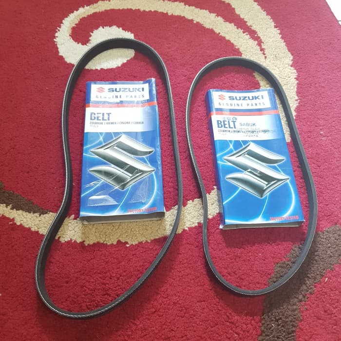 Jual van belt tali kipas ac dan alternator suzuki new karimun estilo asli | Shopee Indonesia