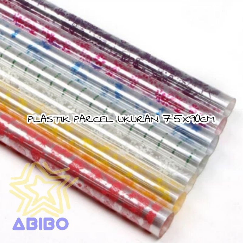 Jual Plastik Parcel Motif Besar Transparan Packing Bungkus Plastik ...