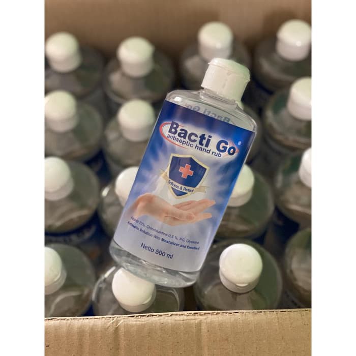 Jual Bactigo 500ml CAIR HAND SANITIZER Original 100 % | Shopee Indonesia