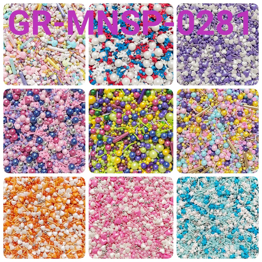 Jual GR-MNSP-0281 Sprinkles trimit springkel 10gr bunny hati bintang ...