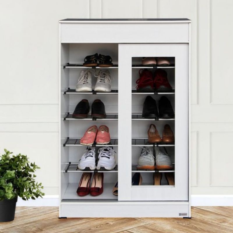 Jual RAK SEPATU SLIDING RAK SEPATU MURAH RAK SEPATU MINIMALIS RAK ...