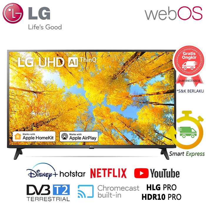 Jual TV LED LG 50UQ7500 / 50UQ7500PSF - (50 INCH / AI THINQ / UHD 4K ...