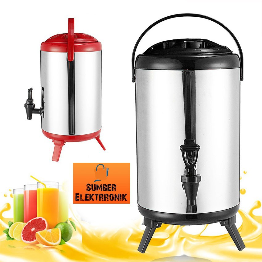 Jual Termos Air/ Milk Tea Bucket Termos Dispenser 12 Liter stainless ...