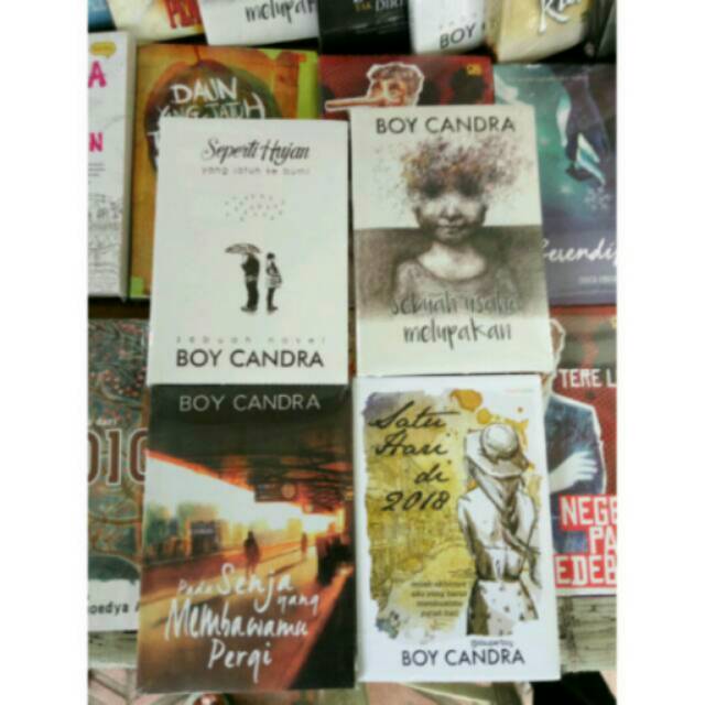 Jual Paket 4 Novel Karya Boy Candra | Shopee Indonesia
