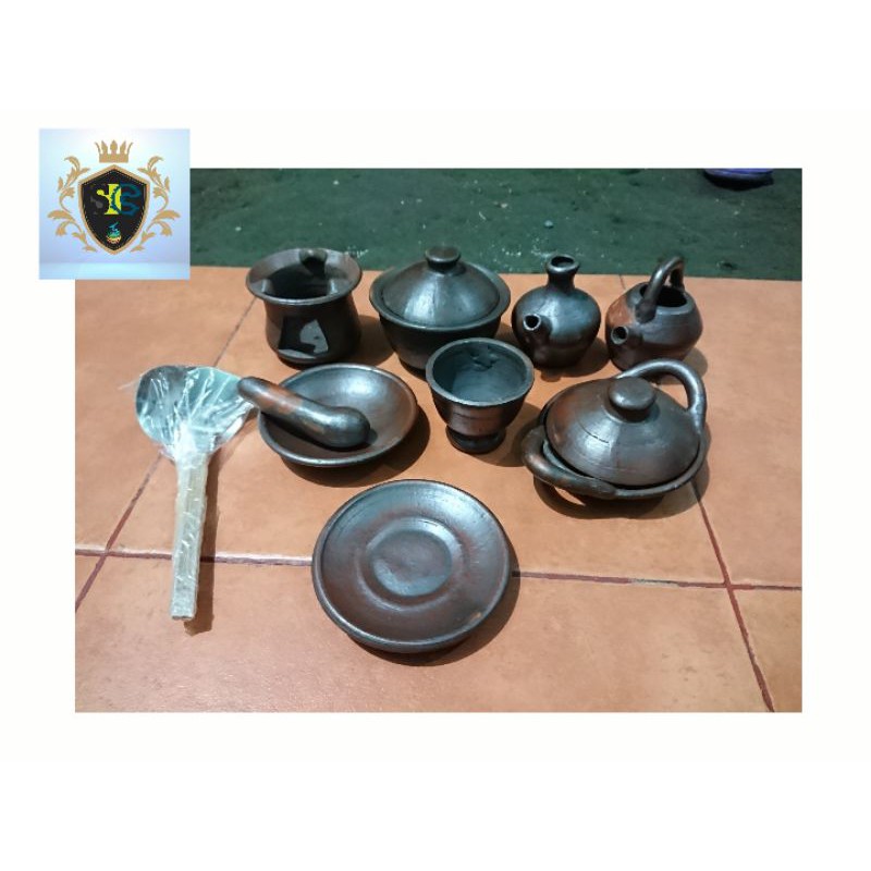 Jual MAINAN GERABAH TANAH LIAT PASARAN JADUL MASAKAN TRADISIONAL JAWA ...