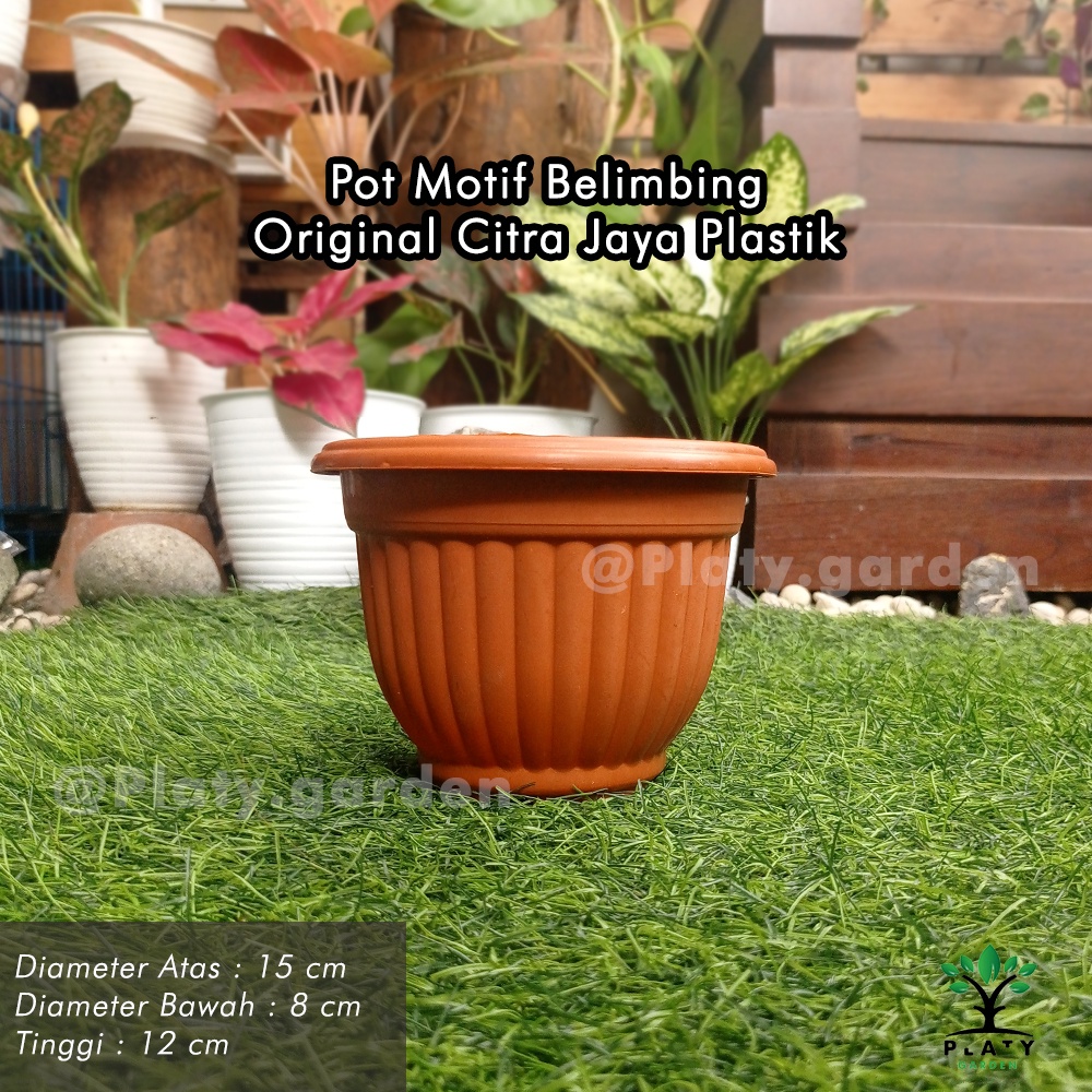 Jual Pot CJP 803 Motif Belimbing | Original Citra Jaya Plastik | Shopee ...